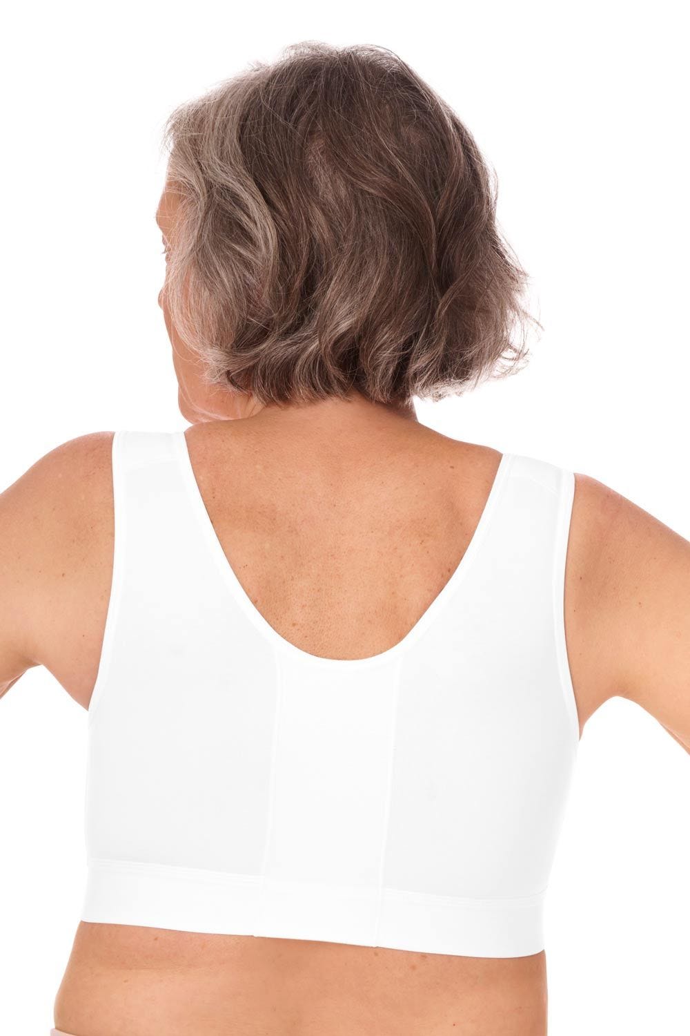 Amoena Sarah Front-Closure Wire-Free Bra | High-Cotton Compression Bra