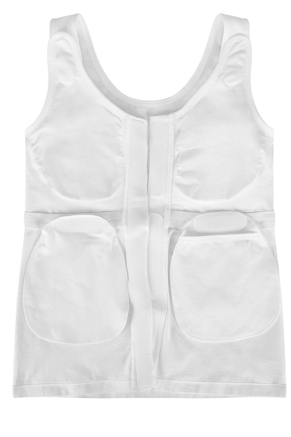 Malia Front Closure Bustier Top by Amoena | Pocketed Post-Surgery Bra ...
