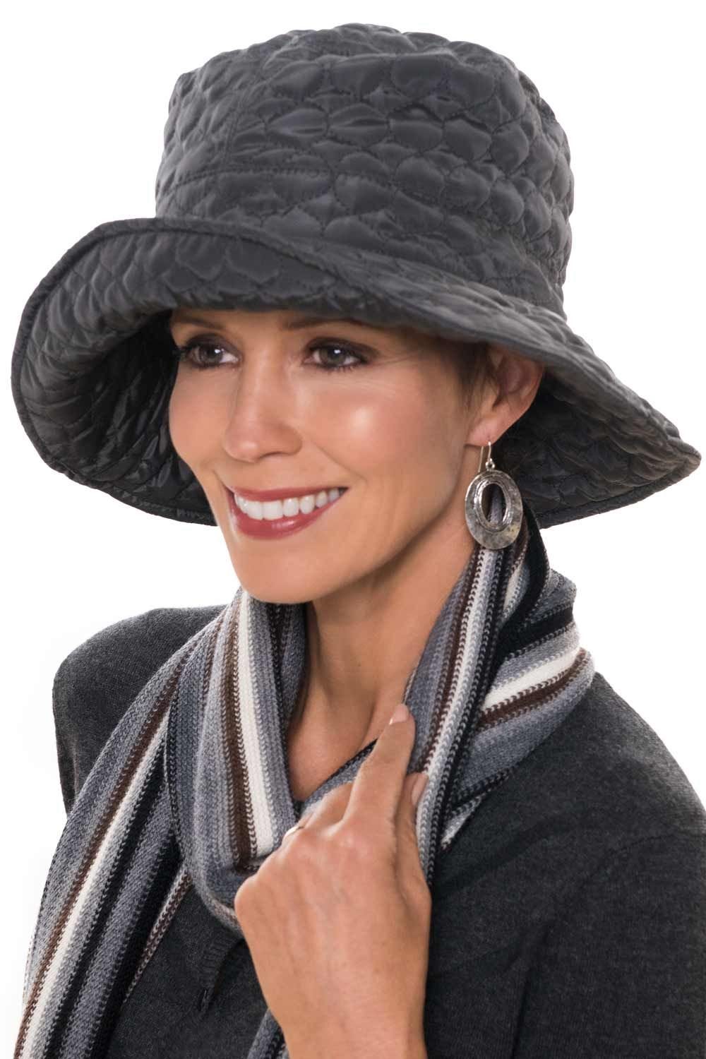 Womens Rain Hat | Fleece Lined All Weather Outdoor Hat