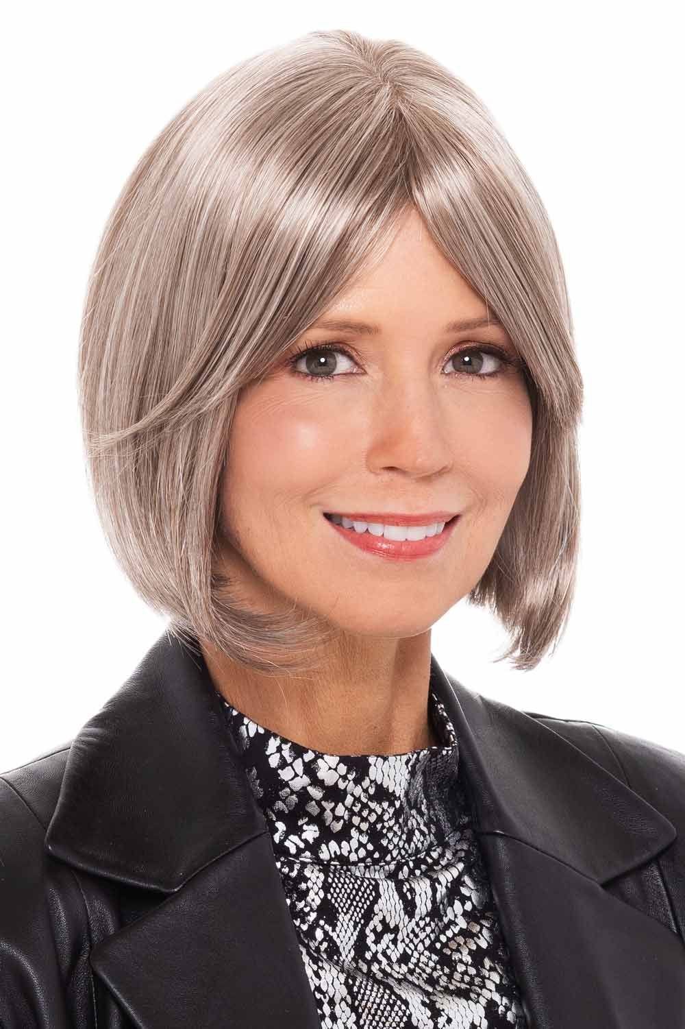 Anna by Cardani Wigs | Bob Wig With Bangs | Double Monofilament Top