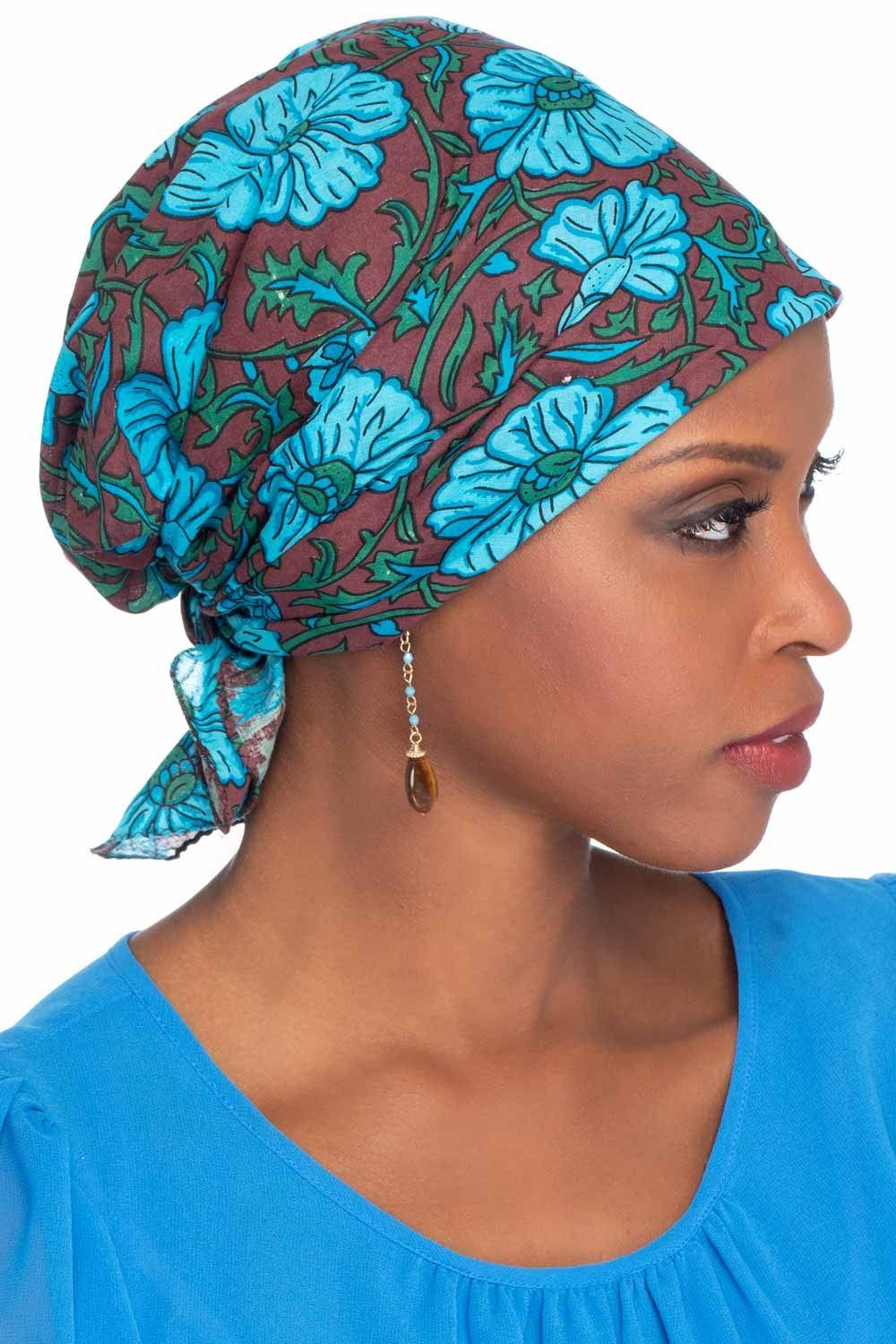 Large Head Bandanas | Oversized Cotton Bandanas for Women