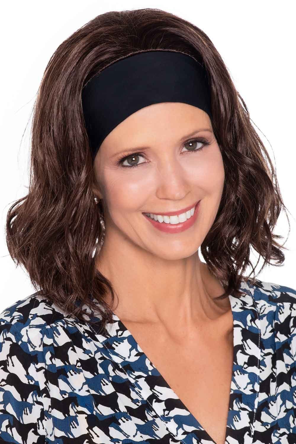 Brandi Headband Wig by Cardani | Beach Waves Curly Hair Headband