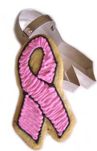 Breast Cancer Cookie Cutters - Pink Ribbon Cookie Cutter