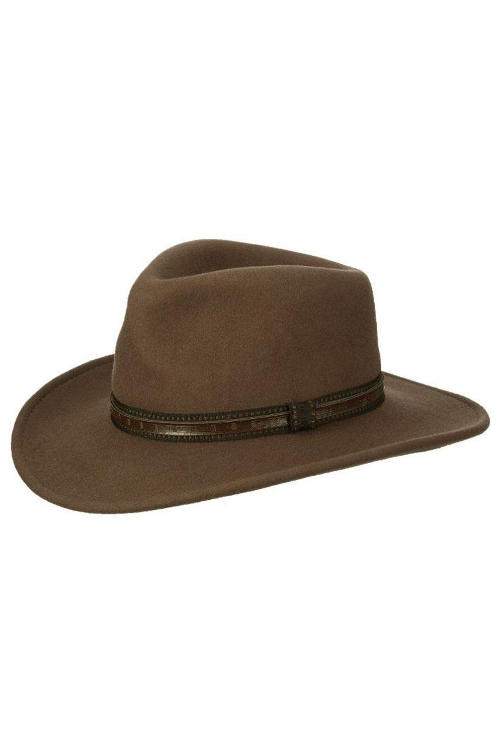 Bruce Wool Felt Outback Hat | Stylish Outback Hats for Men