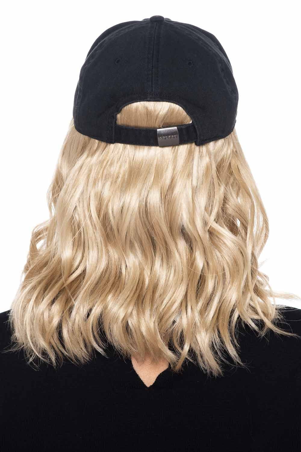 Baseball Cap with Hair | Cardani Beach Waves Baseball Hat with Hair