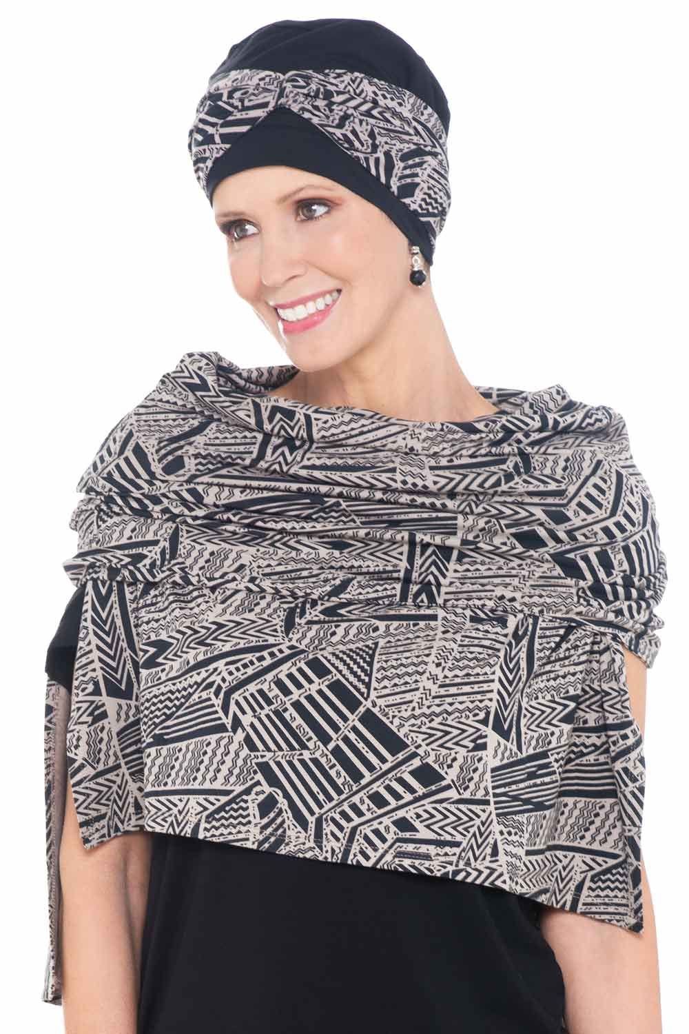 Cardani Bamboo Slip Over Convertible Infinity Scarf | 6-in-1 Scarf