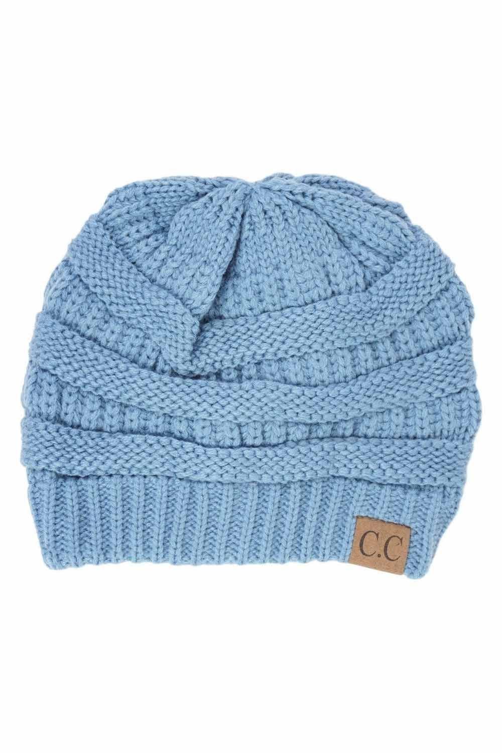 Classic CC Beanie Hat | Trendy Beanie Hats for Women