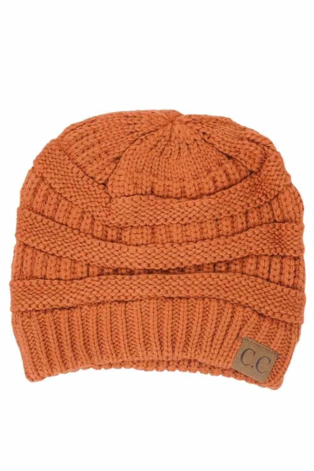 Classic CC Beanie Hat | Trendy Beanie Hats for Women