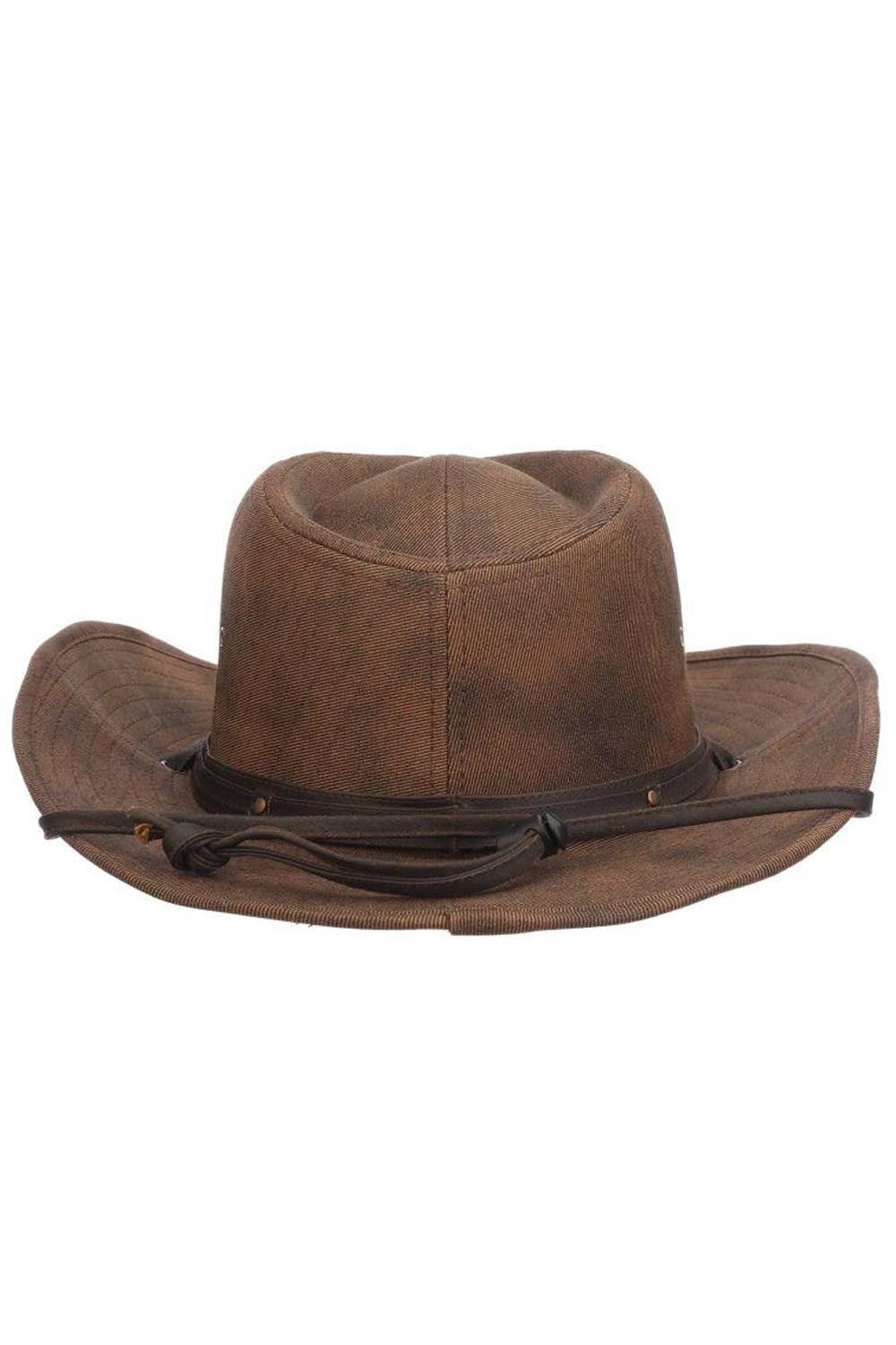 Darryl Distressed Twill Outback Hat | All Weather Outback Hats for Men ...