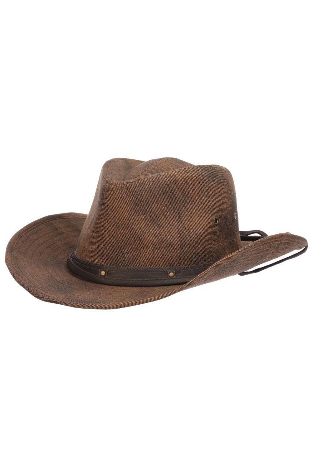Darryl Distressed Twill Outback Hat | All Weather Outback Hats for Men ...