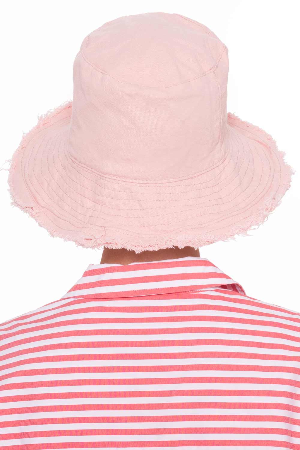 Matilda Cotton Fringe Bucket Hat | 100% Cotton Bucket Hats for Women