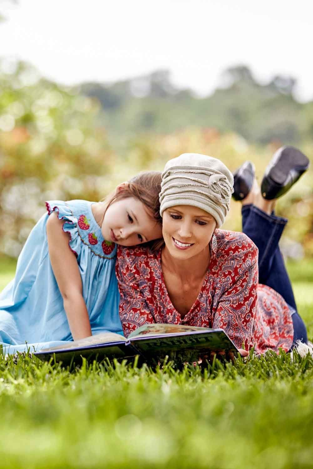 Distressed Rosette Hat - All Cotton Cancer Hats for Women