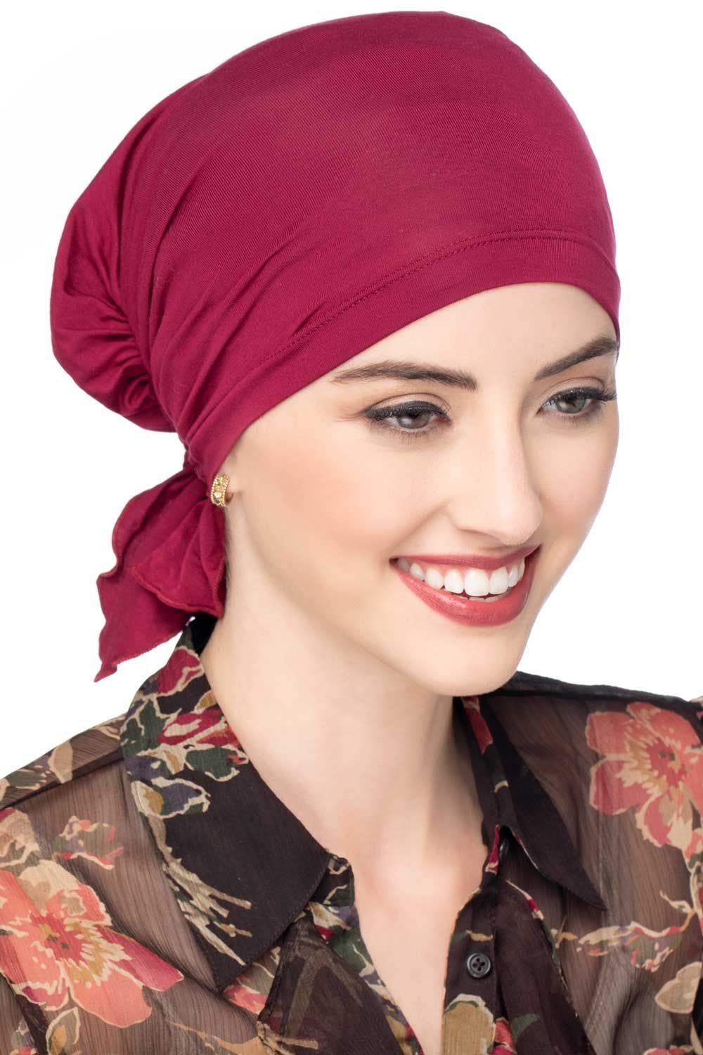 Easy On Pre Tied Head Scarf | Cardani Bamboo Scarves