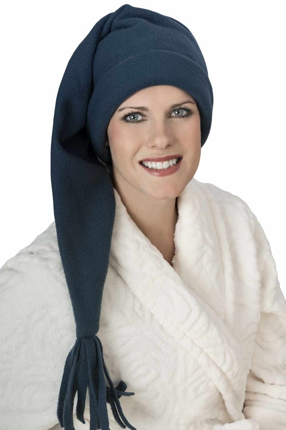 Women’s Elf Sleep Cap by Cardani | Long Tail Fleece Sleep Hat ...