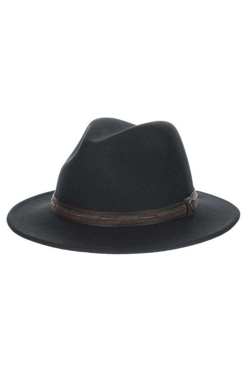 black stylish hat