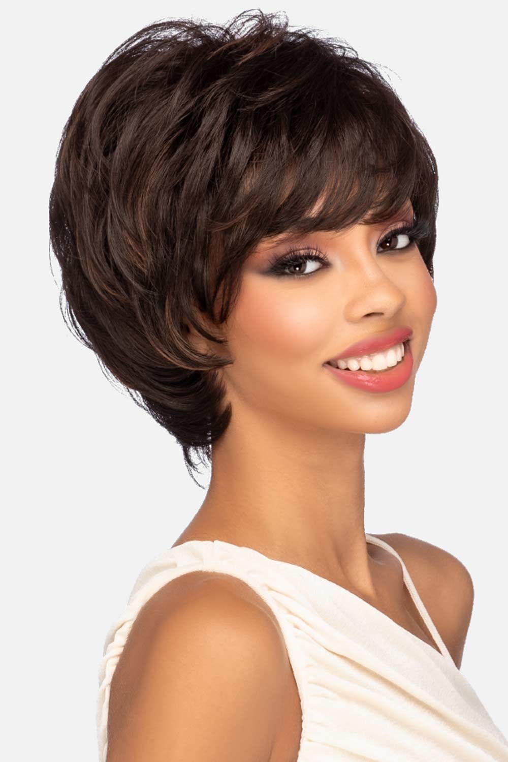 HMB-Jai Wig by Vivica Fox | Human Hair/Synthetic Blend, Hand Tied