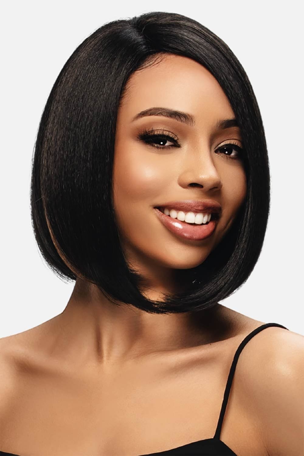 HMB-Sara Wig by Vivica Fox | Human Hair/Synthetic Blend Bob Wig