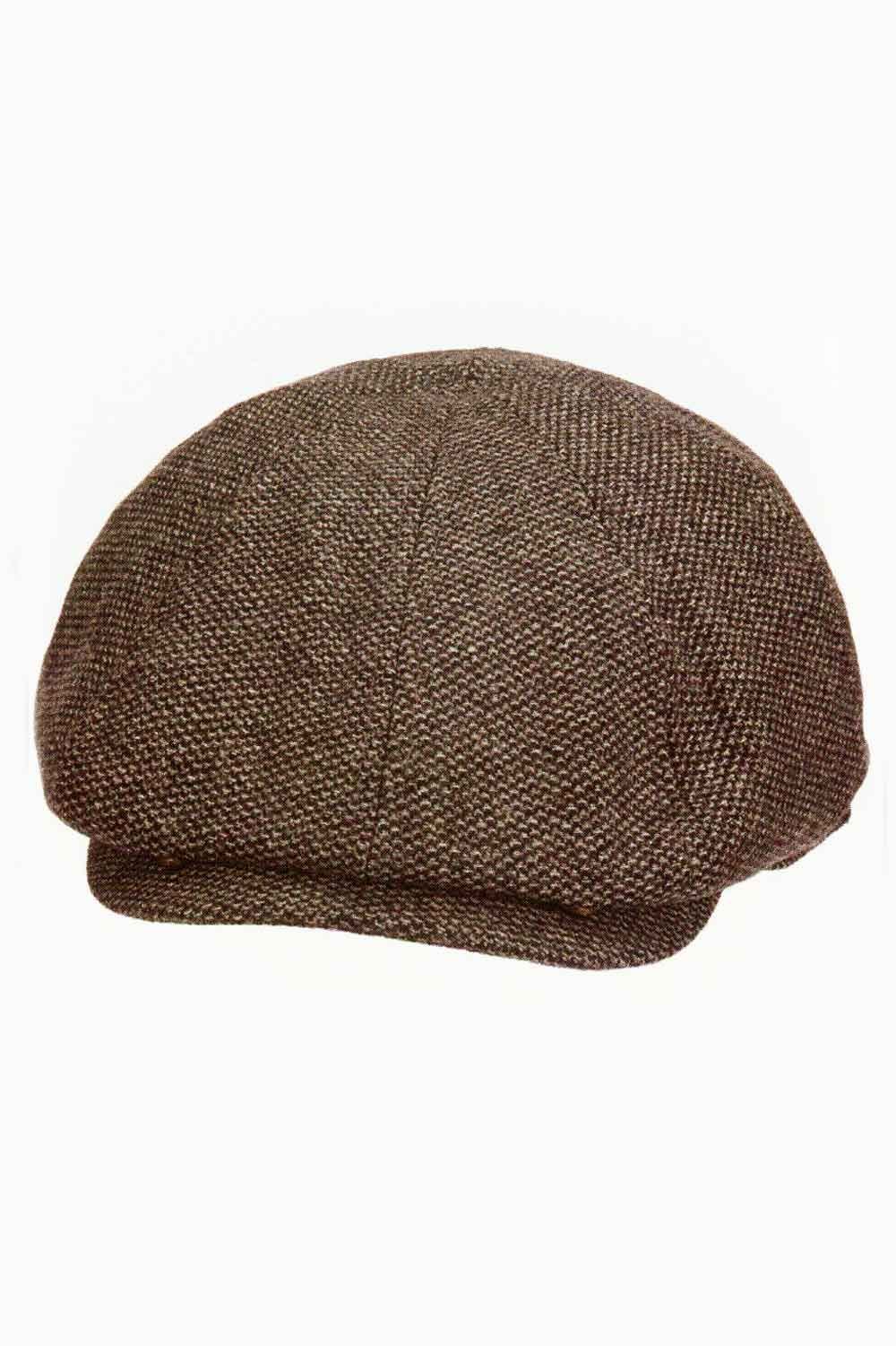 Jeffrey Wool Tweed Driver Cap | Wool Driver Caps for Men
