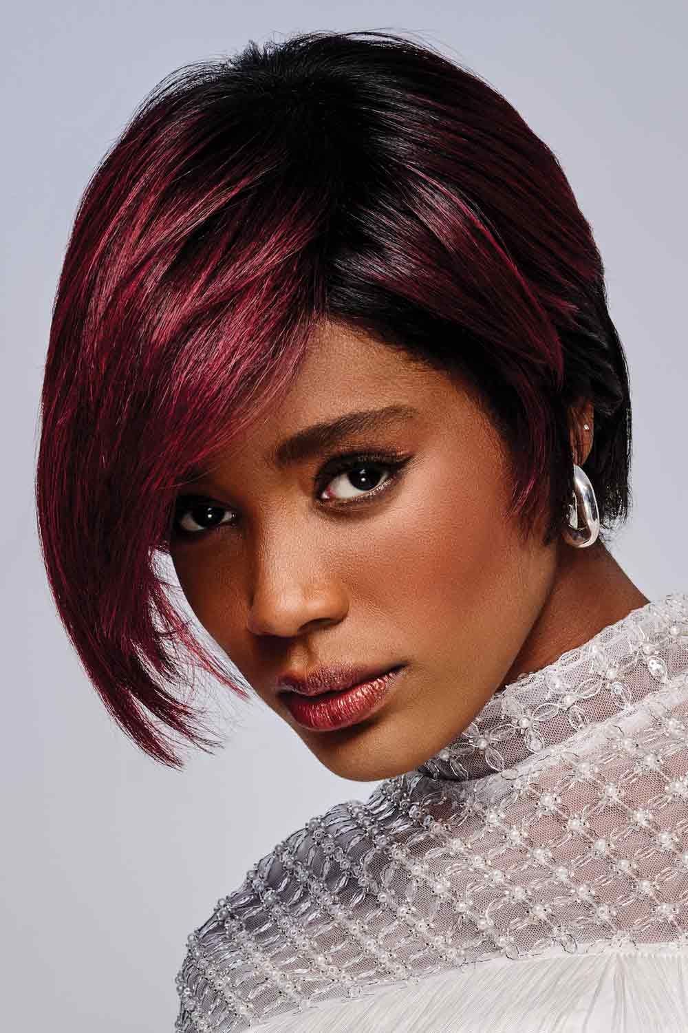 Anastasia Wig by Kim Kimble | Heat-Friendly Short Lace Front Wig with ...