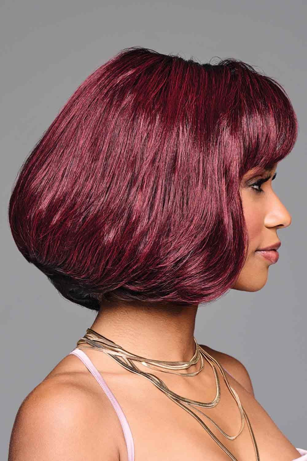 Kiara Wig by Kim Kimble | Short-to-Mid Synthetic Lace Front Wig with ...