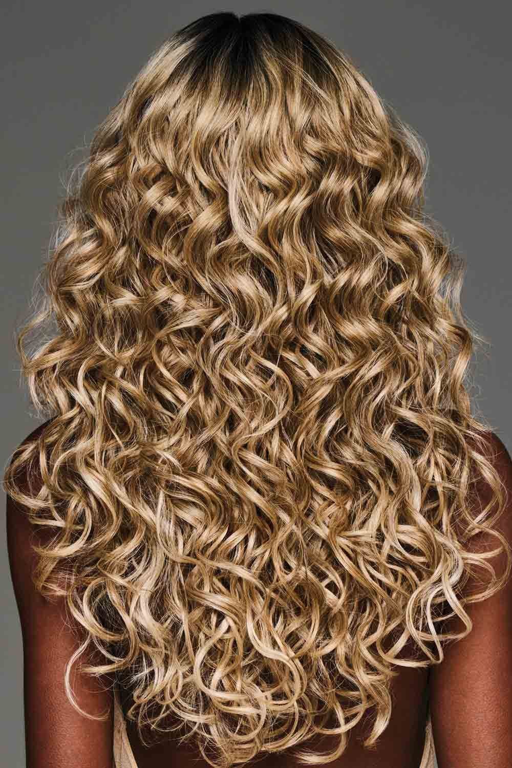 Laila Wig by Kim Kimble | Long Wavy Lace Front Wig with Monofilament ...