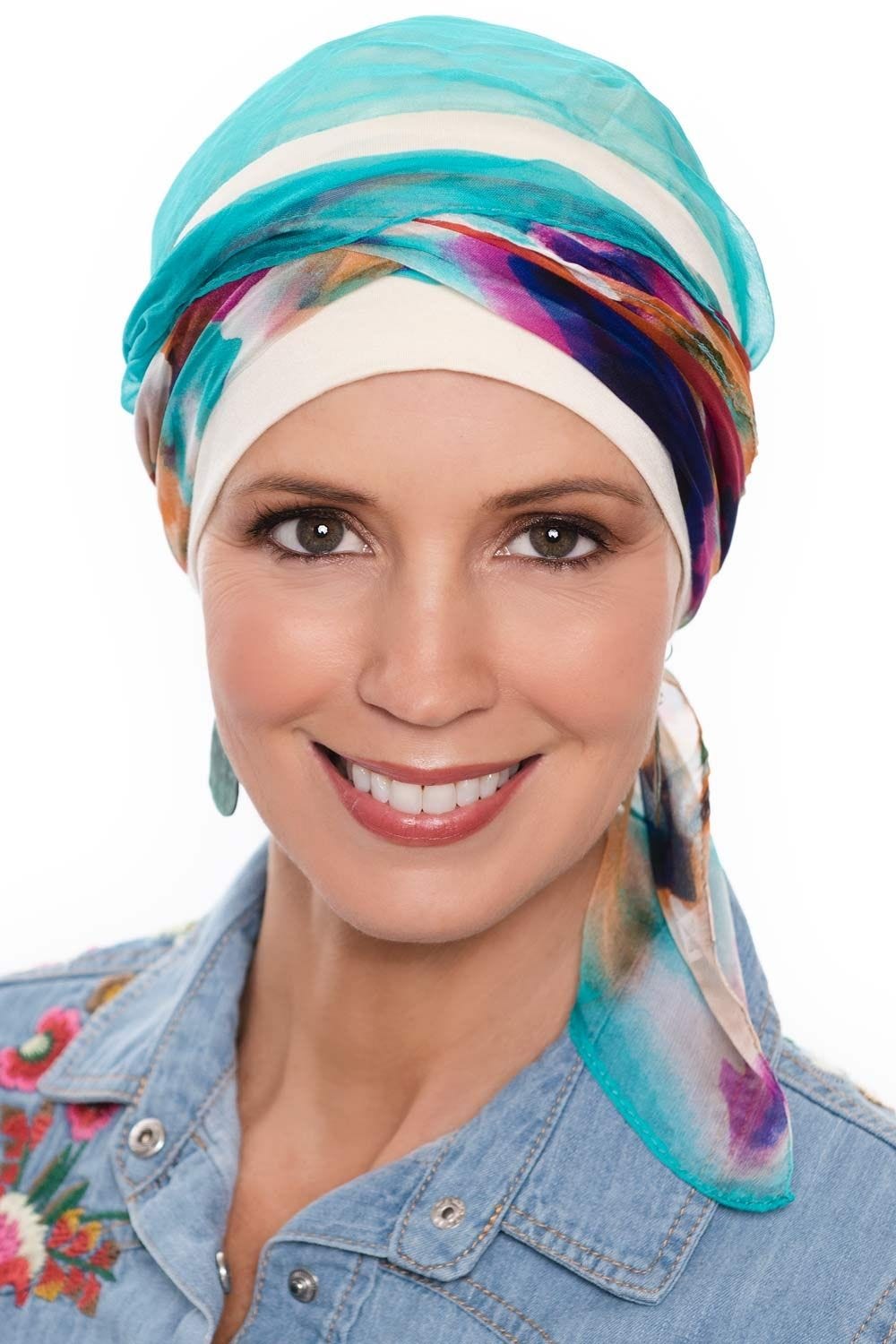 Lanie Pre Tied Scarf Cap | Ready Tie Head Scarves
