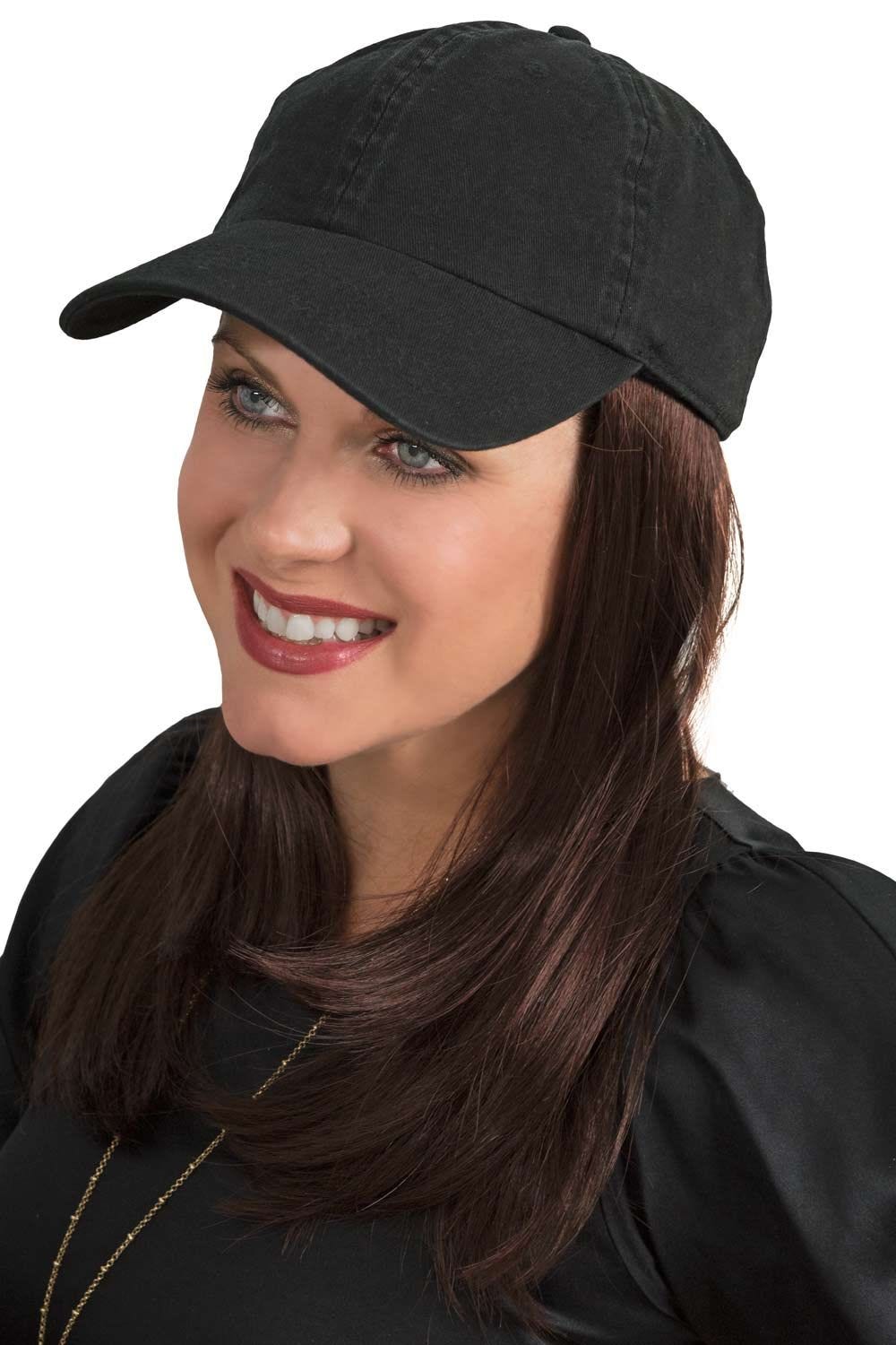 Cardani Long Baseball Cap with Hair | Hats with Hair