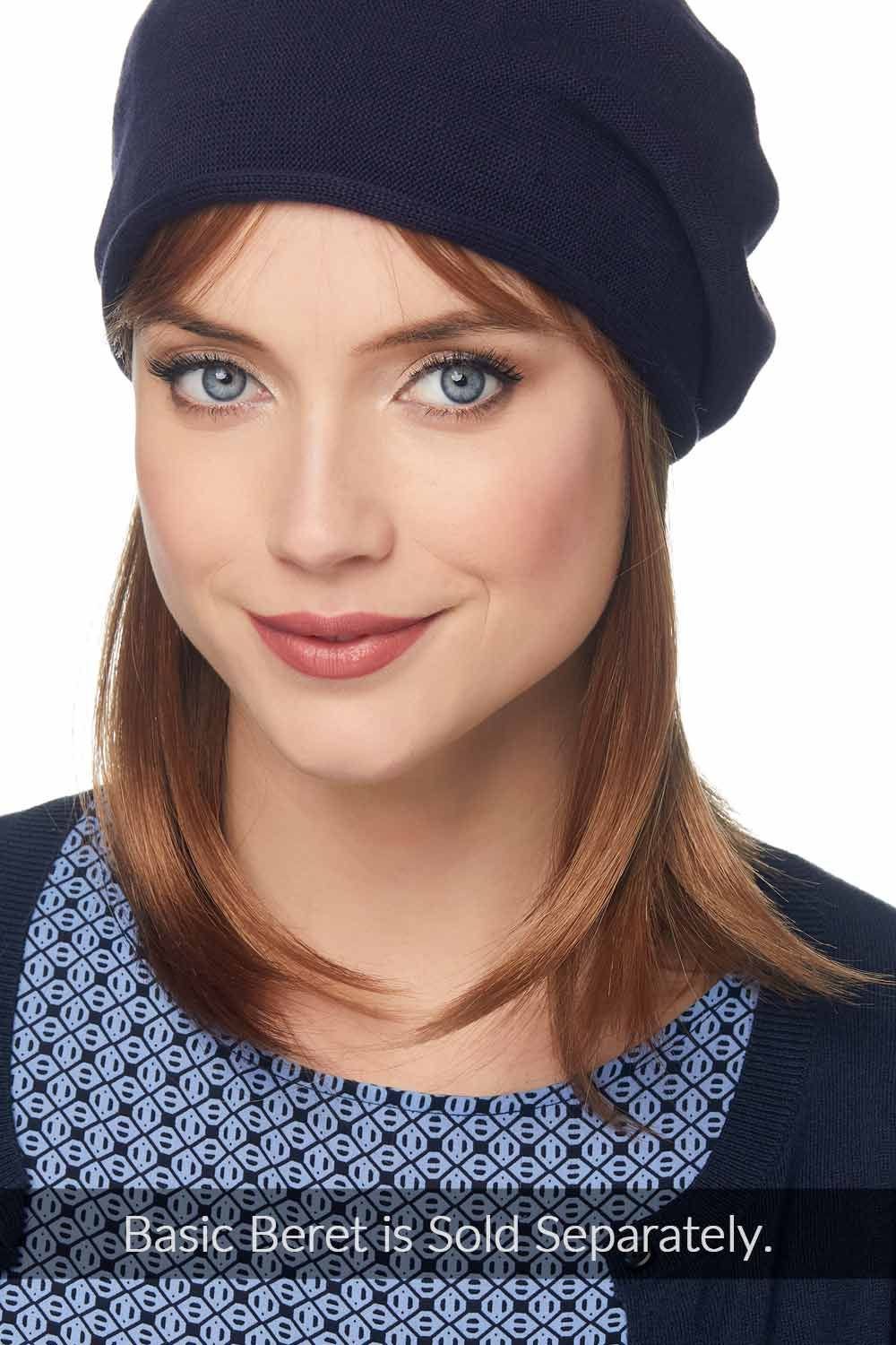 Cardani Long Hair Halo with Detachable Bangs - Hairpiece for Hats ...
