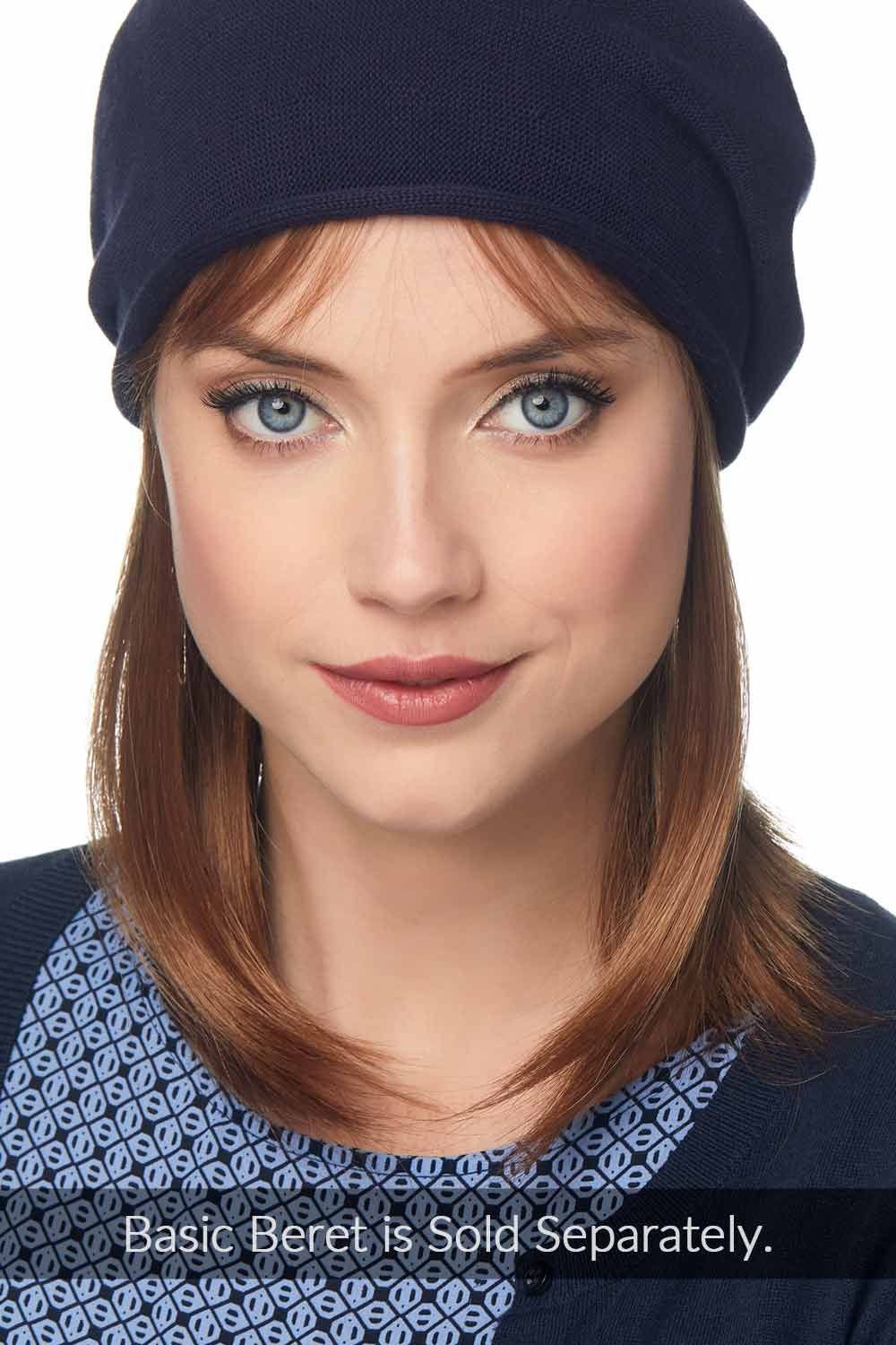 Cardani Long Hair Halo with Bangs | Hats with Hair Hairpiece