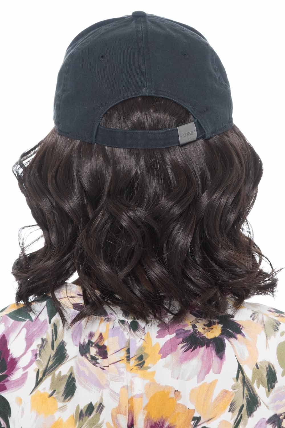 Margot Baseball Cap with Hair by Cardani | Heat Friendly Wavy Hair Har