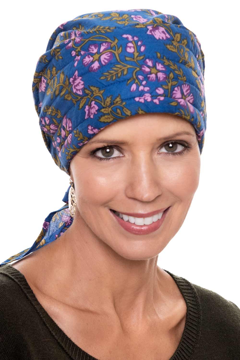 Padded Carol Head Scarf | Easy Tie Head Covering for Cancer Patients