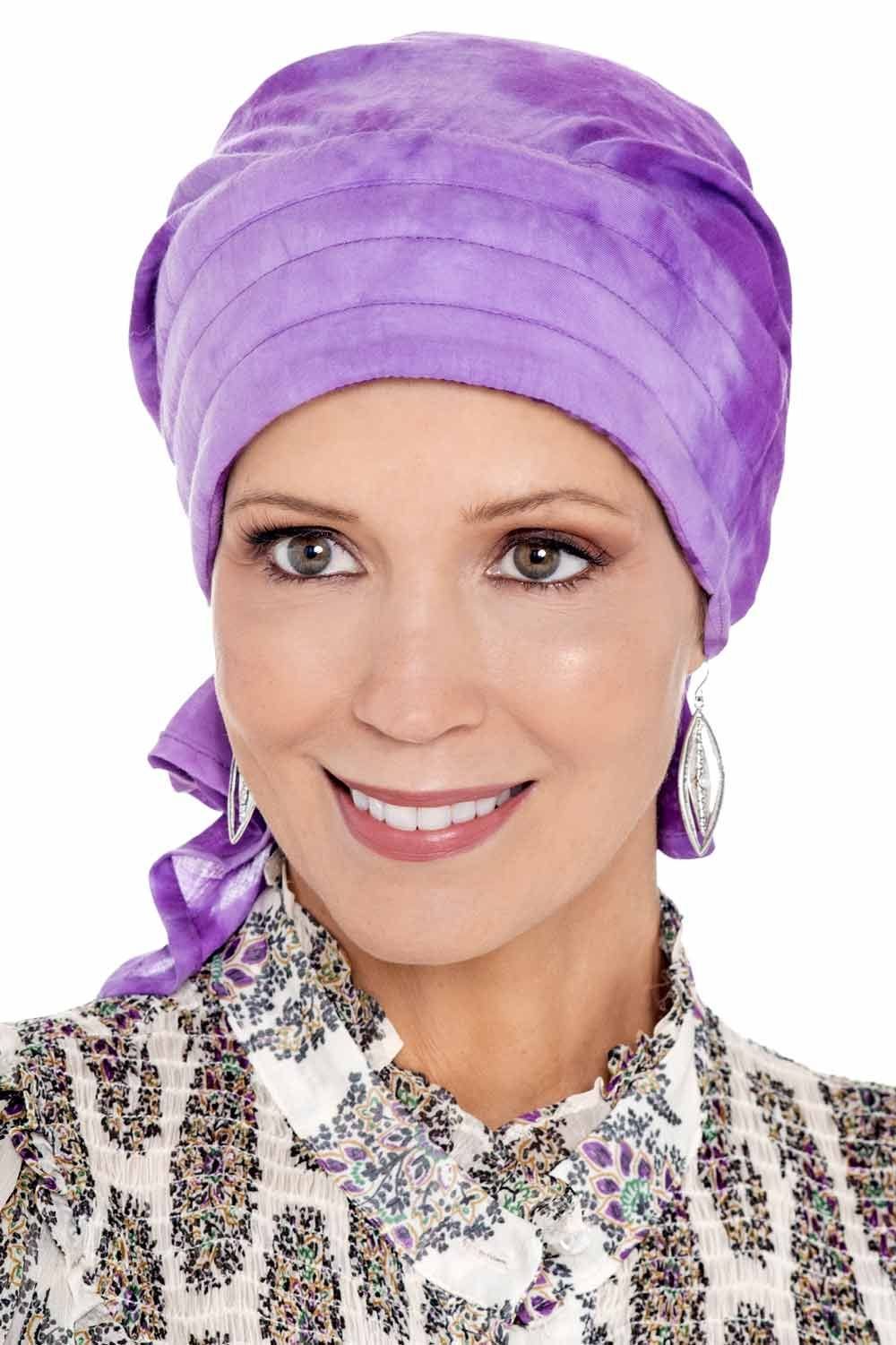 Padded Carol Head Scarf | Easy Tie Head Covering for Cancer Patients