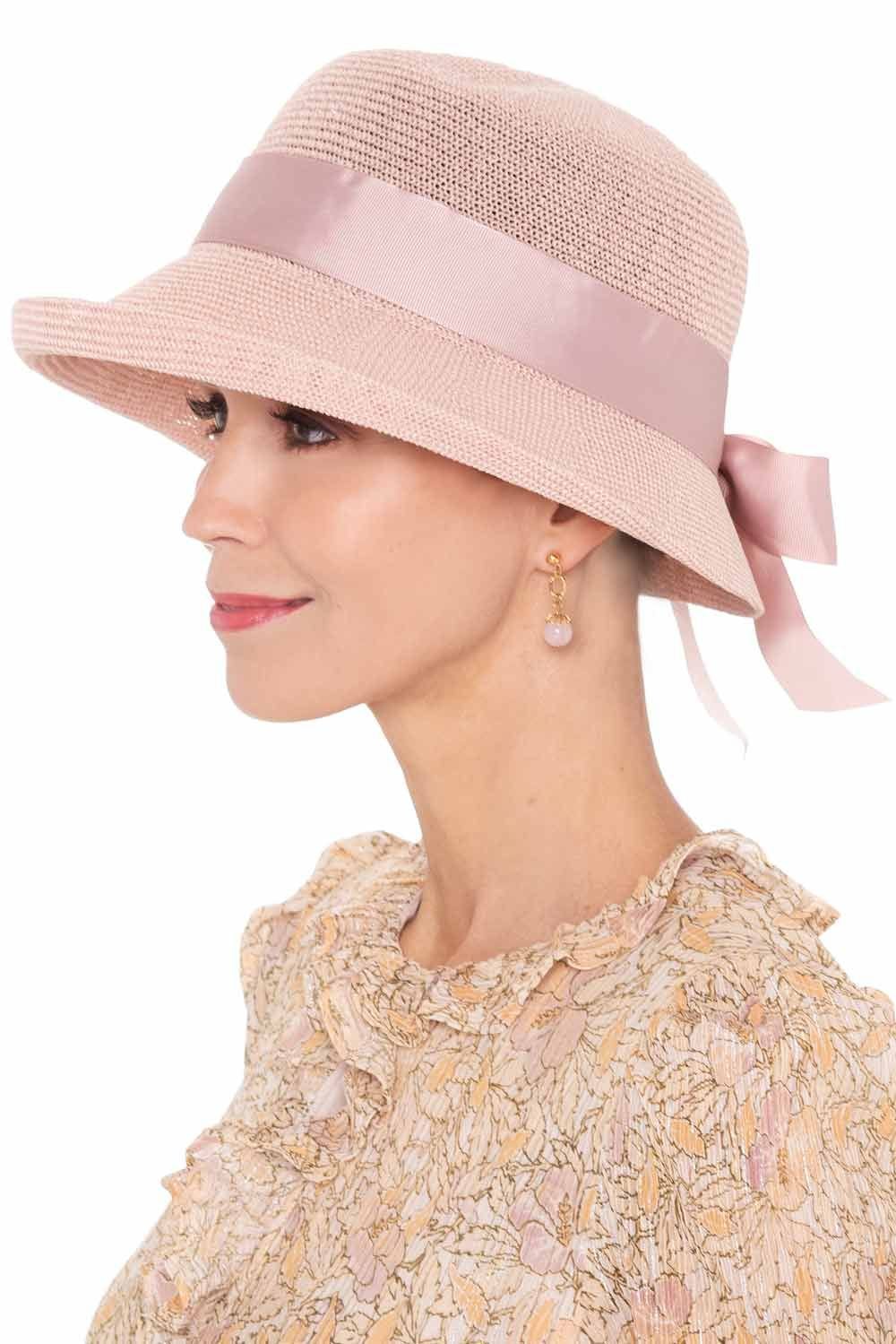 Persika Satin Ribbon Cloche Hat | Chic Summer Hats for Women