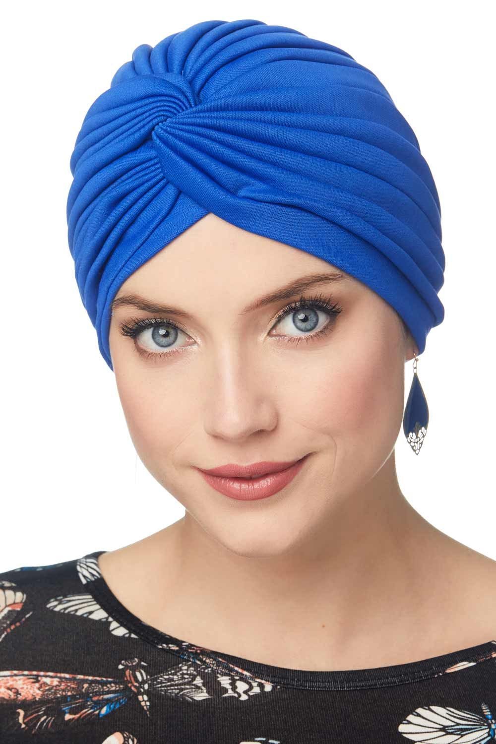 Vintage Turban | Pleated Polyester Turban