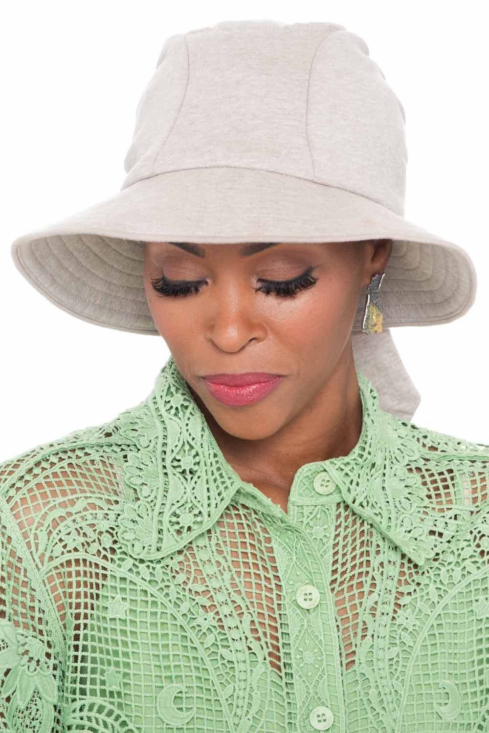 UPF Rambler Bow-Tie Hat | Cardani 100% Organic Cotton Hat with Bamboo ...