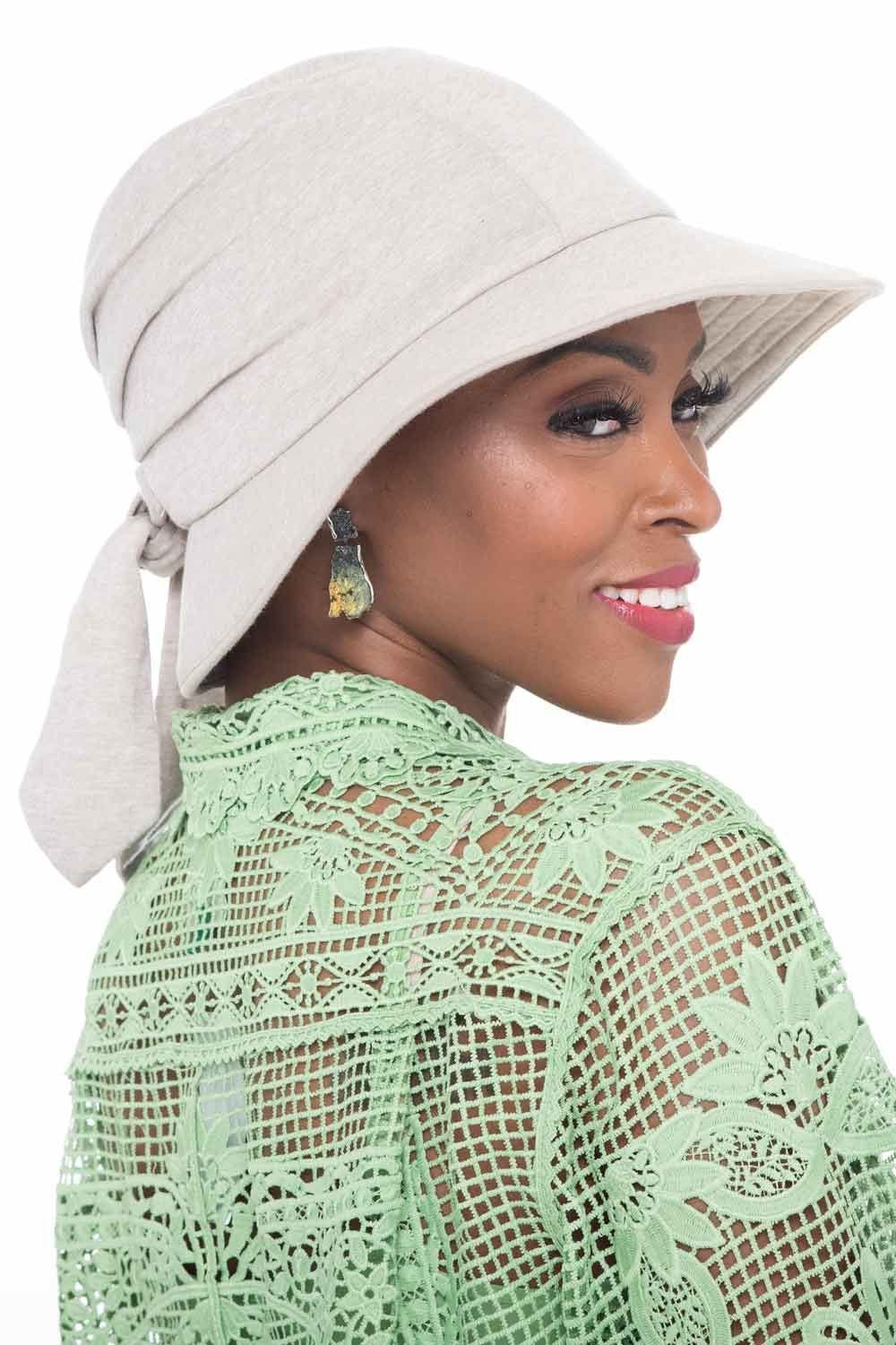 UPF Rambler Bow-Tie Hat | Cardani 100% Organic Cotton Hat with Bamboo ...