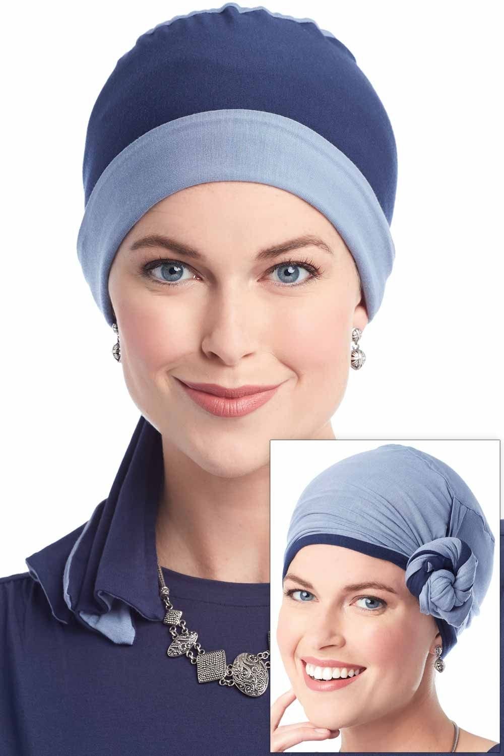 In A Snap Reversible Head Wrap | Bamboo Scarf & Cap