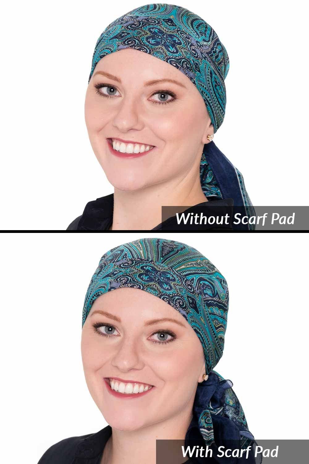 Bamboo Viscose Scarf Pad | Headwear Volumizer & Scarf Grip for Head ...