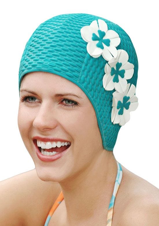 FACTORY SECONDS: Sheridan Retro Floral Swim Cap