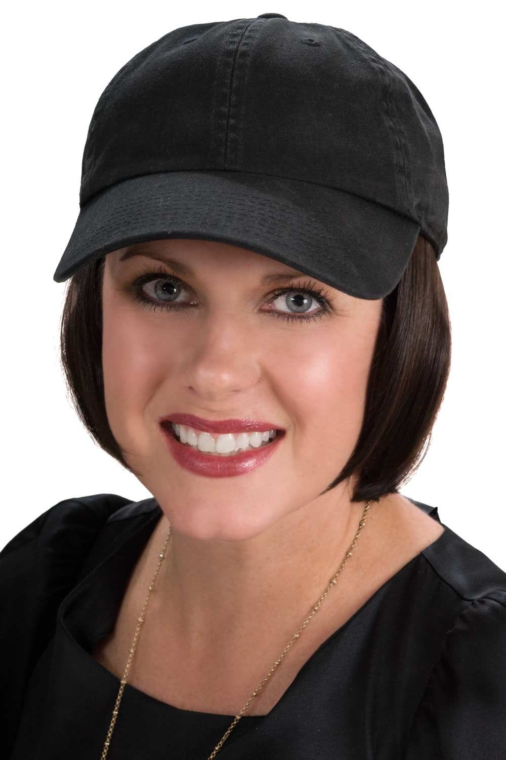 Baseball Cap with Hair | Cardani Short Page