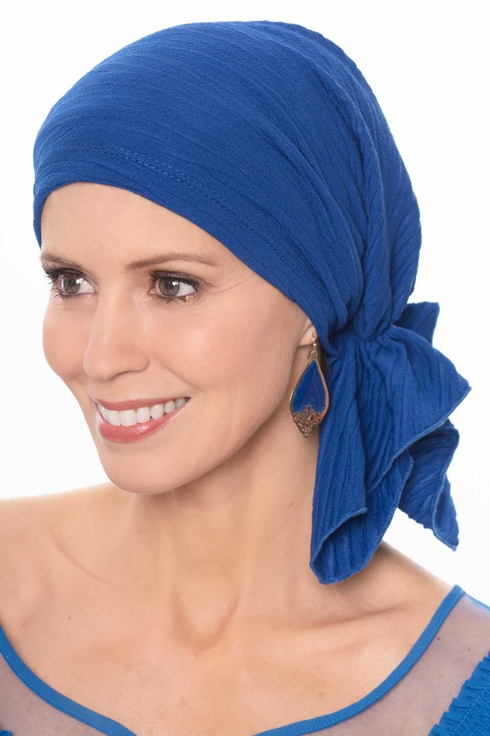 Slip On Slinky Headwrap Pre-Tied Head Scarf