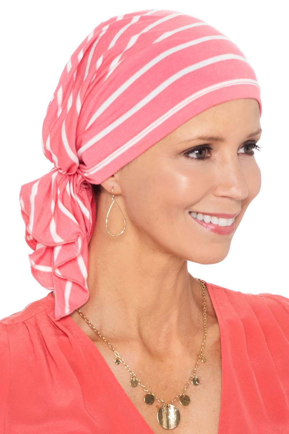 Slinky Scarves For Cancer Patients | Headcovers - Pink Blush
