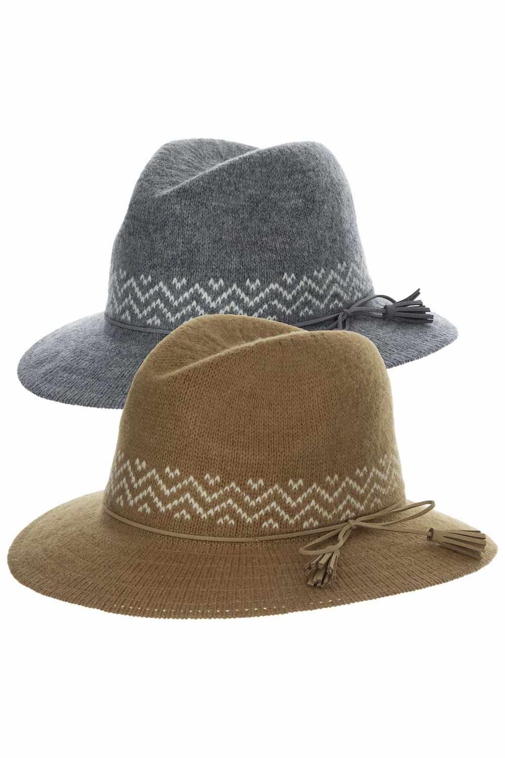 Terese Knit Winter Fedora Hat | Chic Knit Fedora Hats for Women