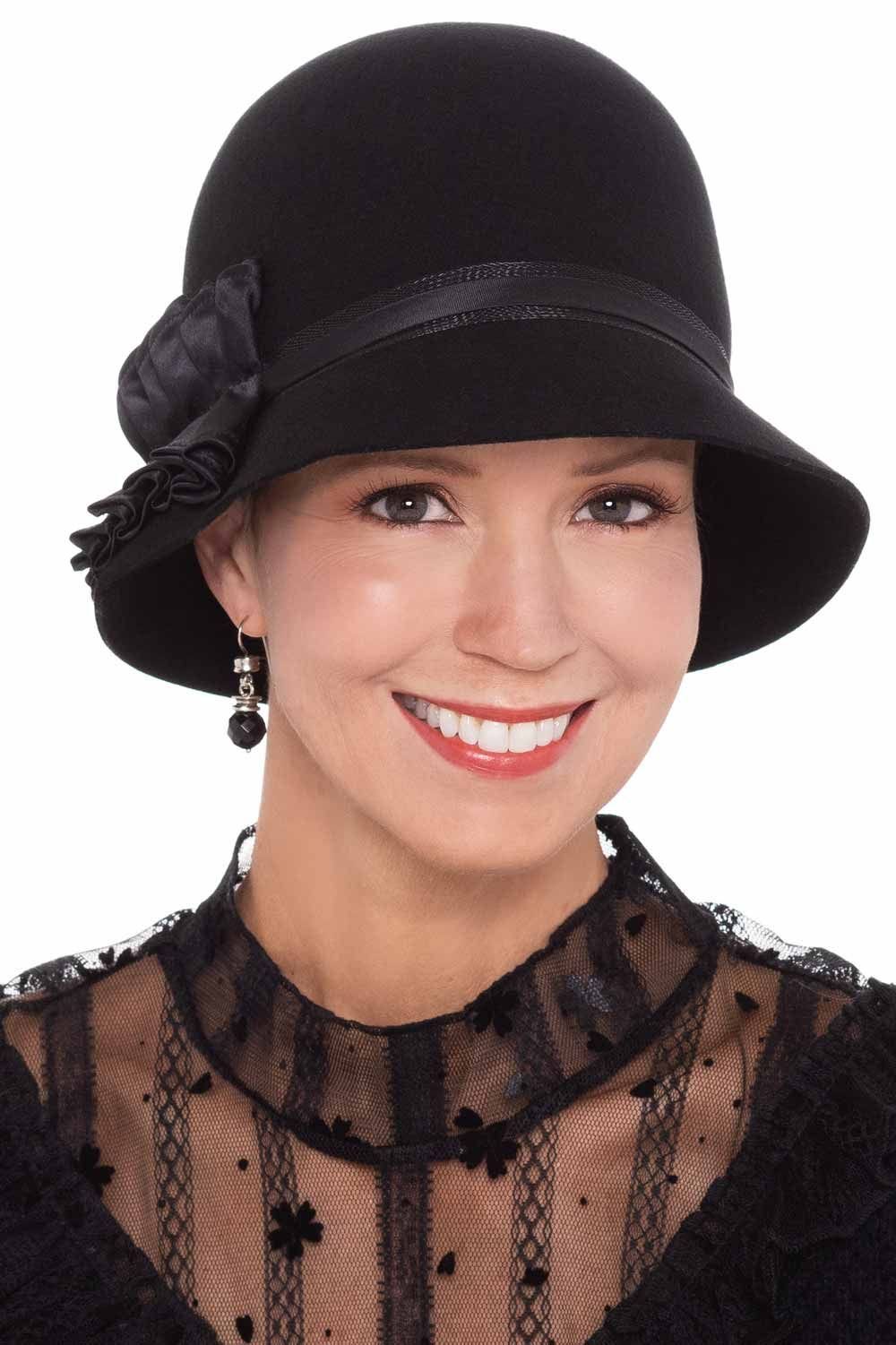 Emaline Wool Felt Cloche Hat | Wool Hats for Women