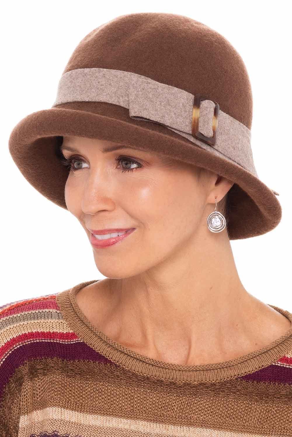 Lena Tortoiseshell Buckle Cloche Hat | Stylish Cloche Hats for Women