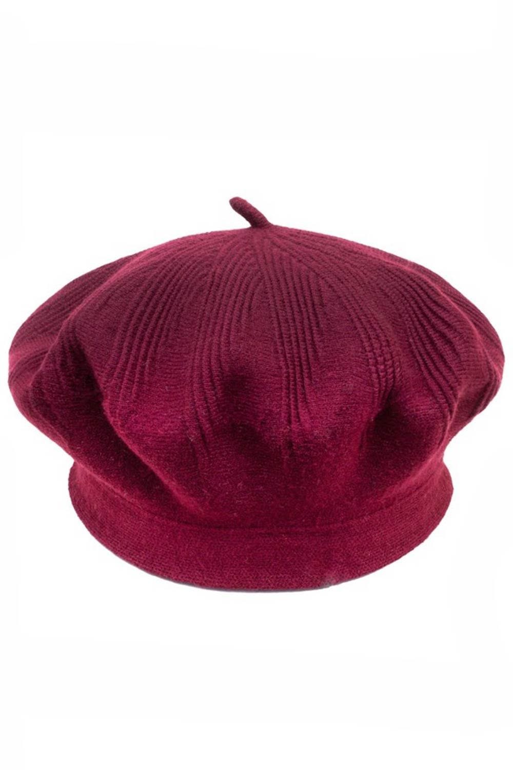 Wren Wool Blend Ribbed Beret Hat | Chic Beret Hats for Women
