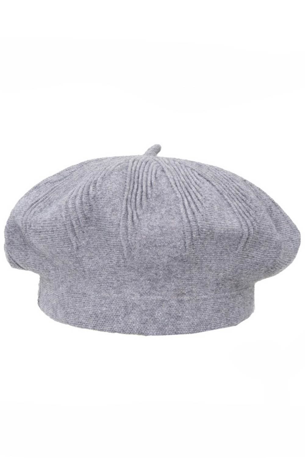 Wren Wool Blend Ribbed Beret Hat | Chic Beret Hats for Women
