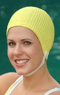 FACTORY SECONDS: Waffle Weave Chin Strap Swim Caps