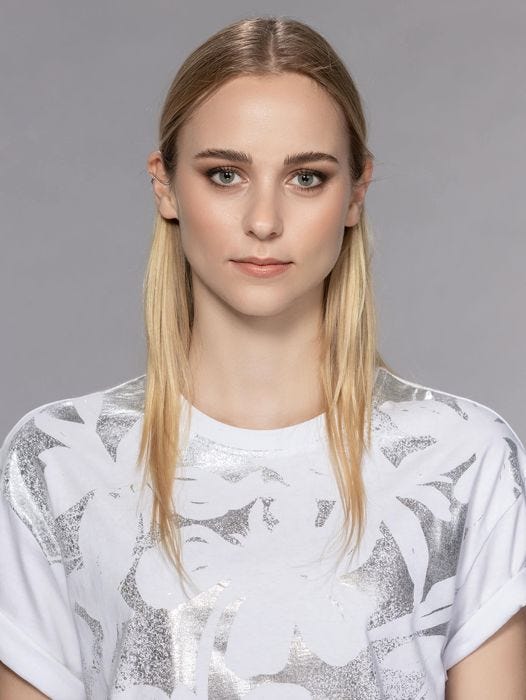 Gimlet Hairpiece by Ellen Wille | Long Straight Heat Friendly Hairpiece