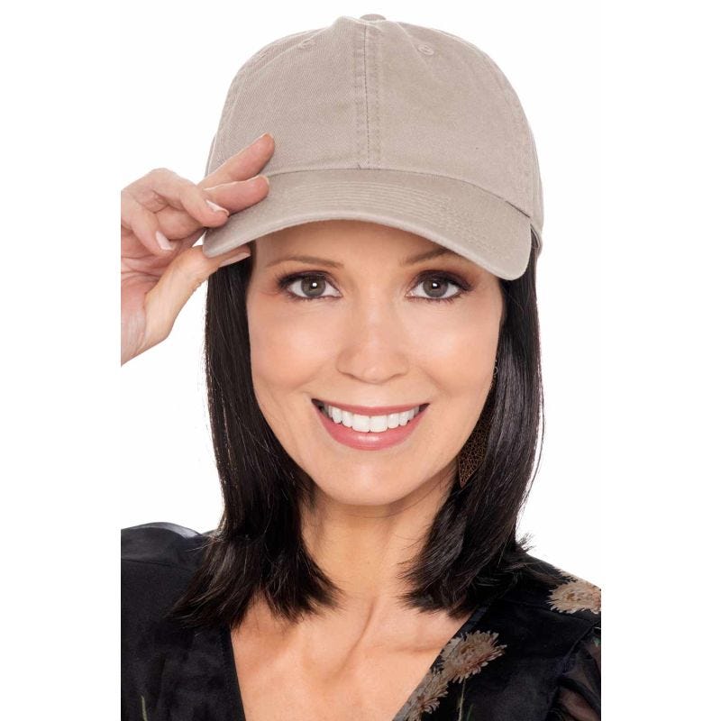 Baseball Cap with Hair | Cardani Iconic Bob Baseball Hat with Hair